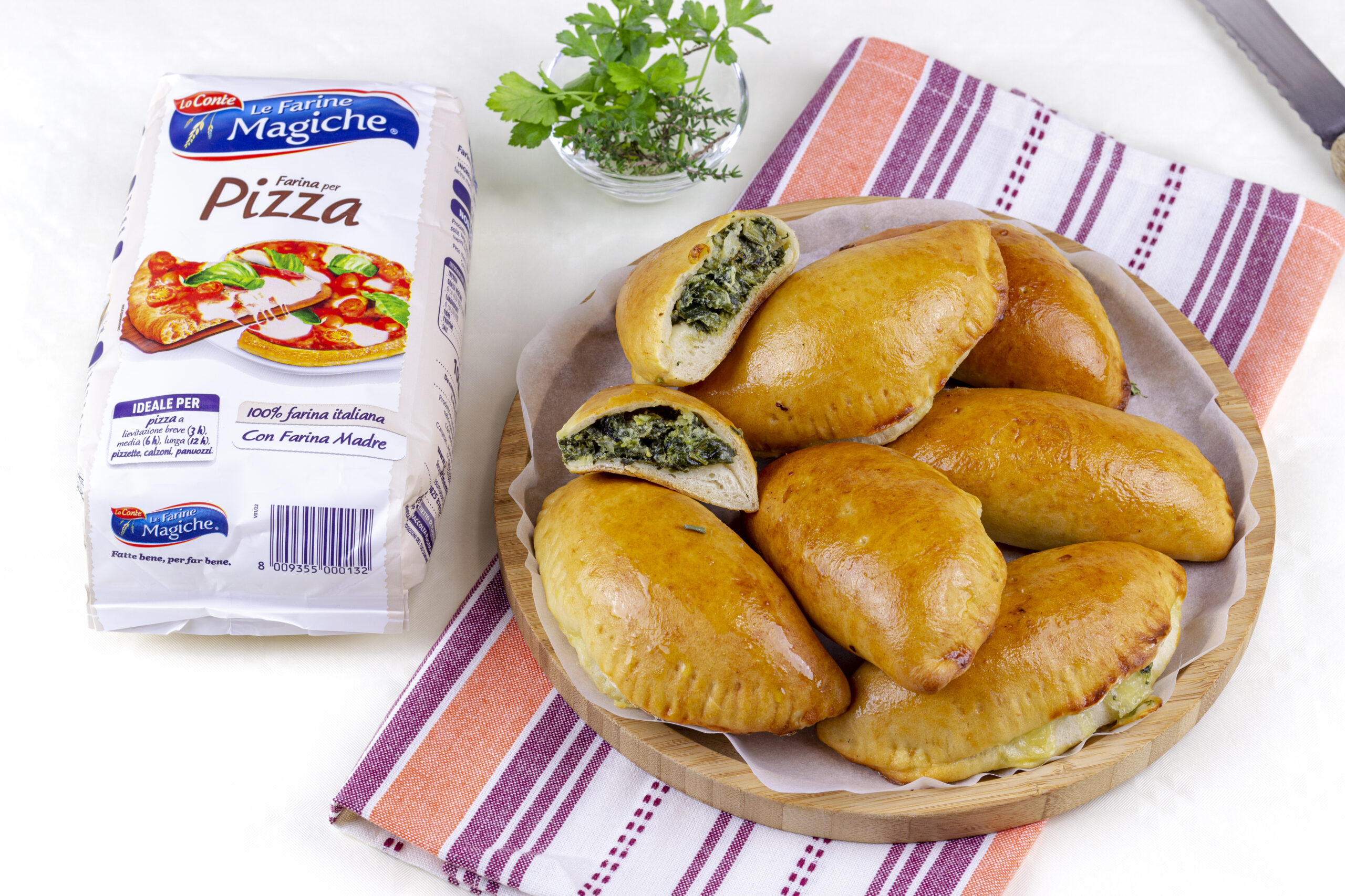 Calzoni mini al forno con verdure e ricotta - Le Farine Magiche